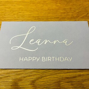 Personalised Money Wallet | Pastel Cash Envelope | Wedding & Event Gift ...