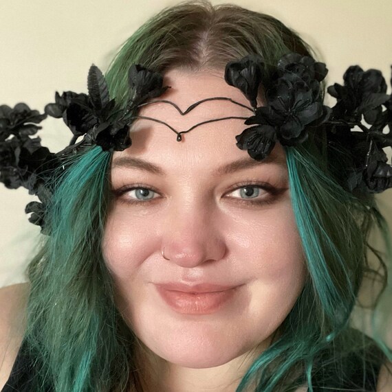 The Onaree Crown Floating Valkyrie Crown Bohemian Flower Crown - Etsy