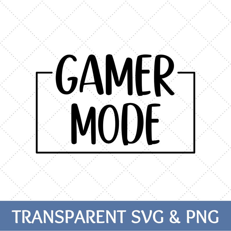 Gamer Mode SVG - Etsy