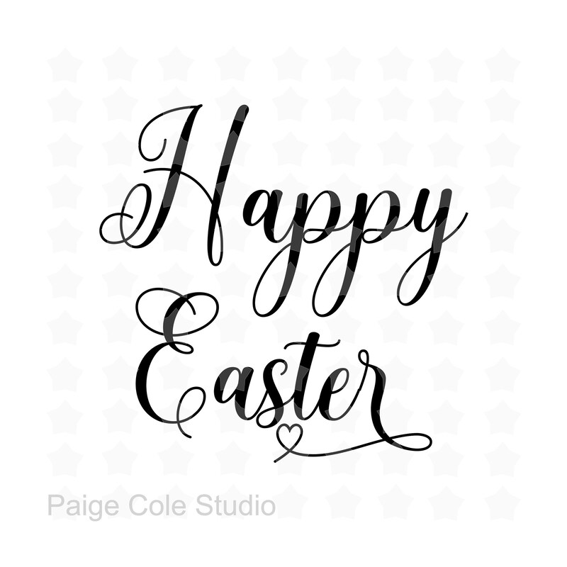 Happy Easter Script - Etsy