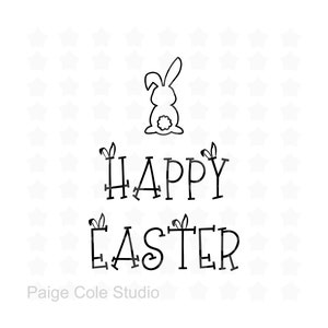 Happy Easter Svg, Bunny Png, Bunny Cut File, Easter Jpg, Happy Easter ...