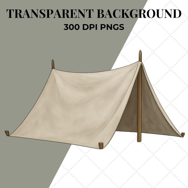 Camping Gear Clipart Pack | 24 Transparent Pngs | Tent, Lantern ...