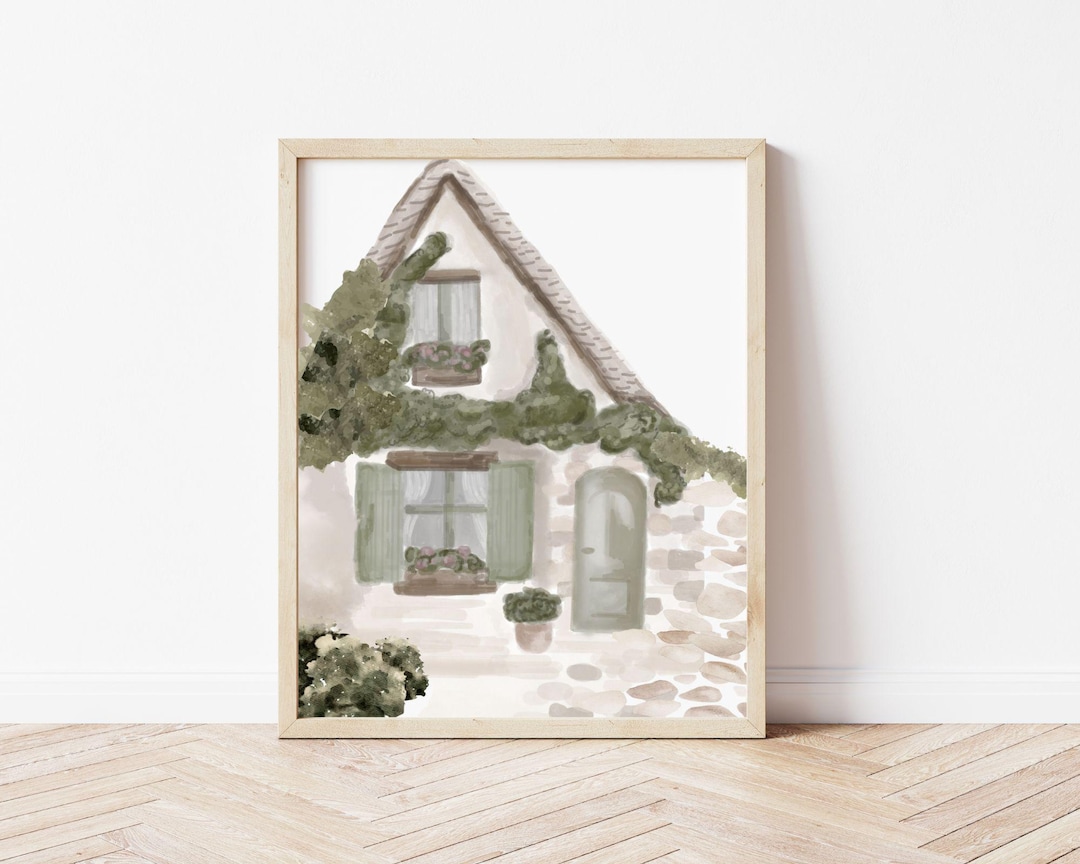 Printable Cottage Decor, French Country Decor, Cottage Core Print, Cute ...