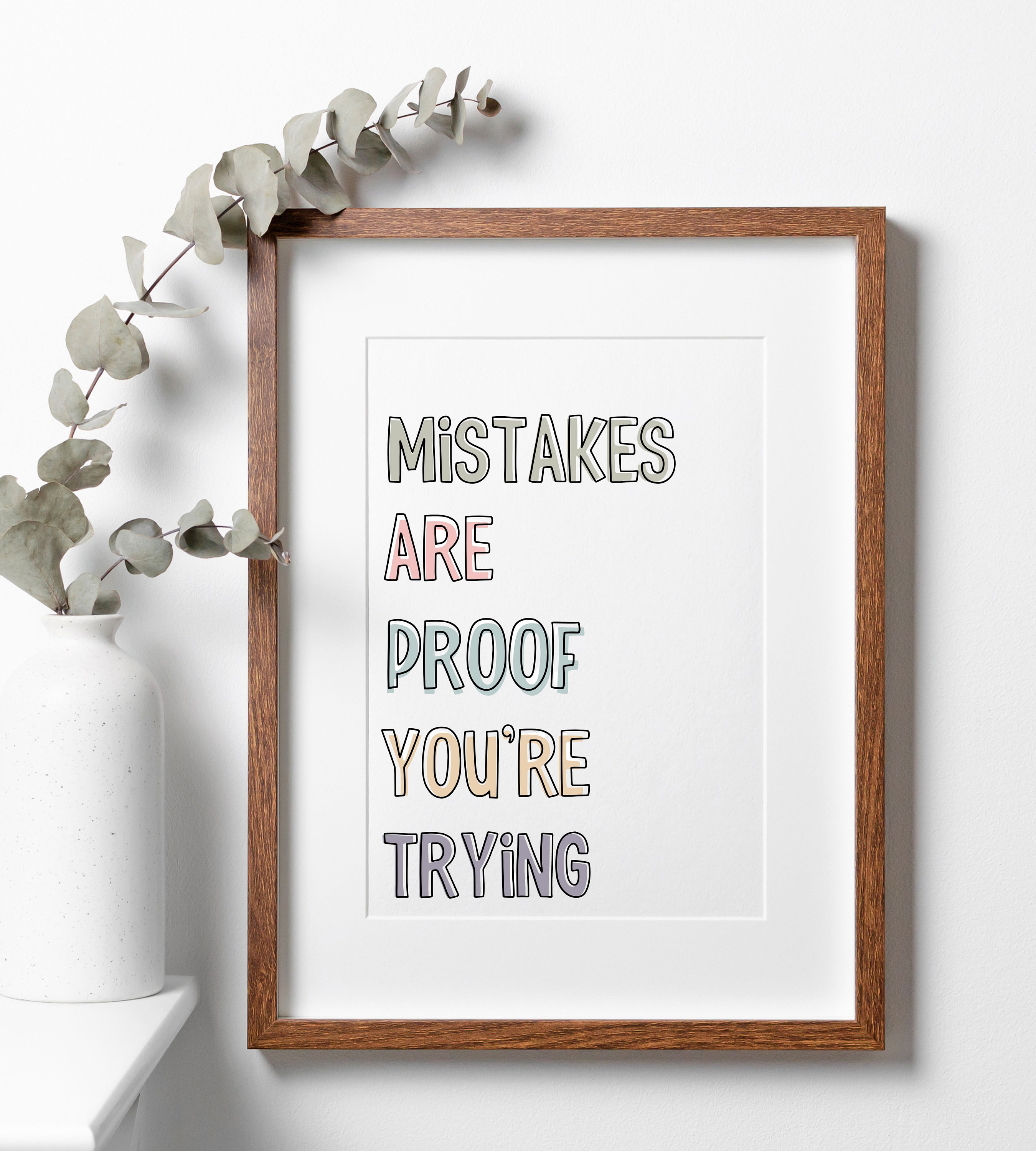 Mistakes, Learning Posters, Classroom Décor Elementary, Classroom Décor ...