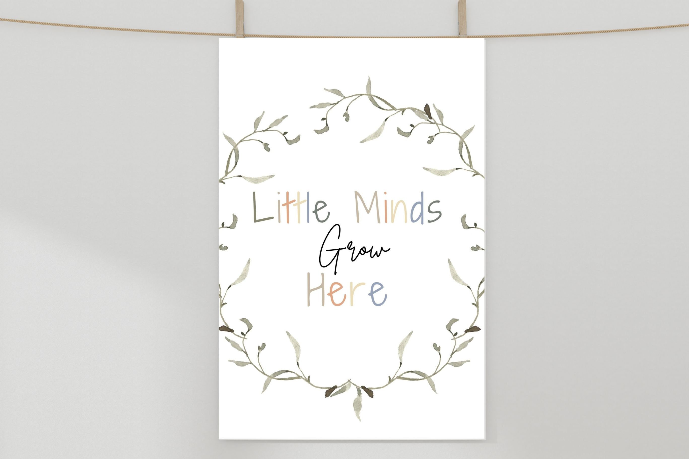 Little Minds Grow Here, Classroom Decor, Classroom Decor Elementary ...