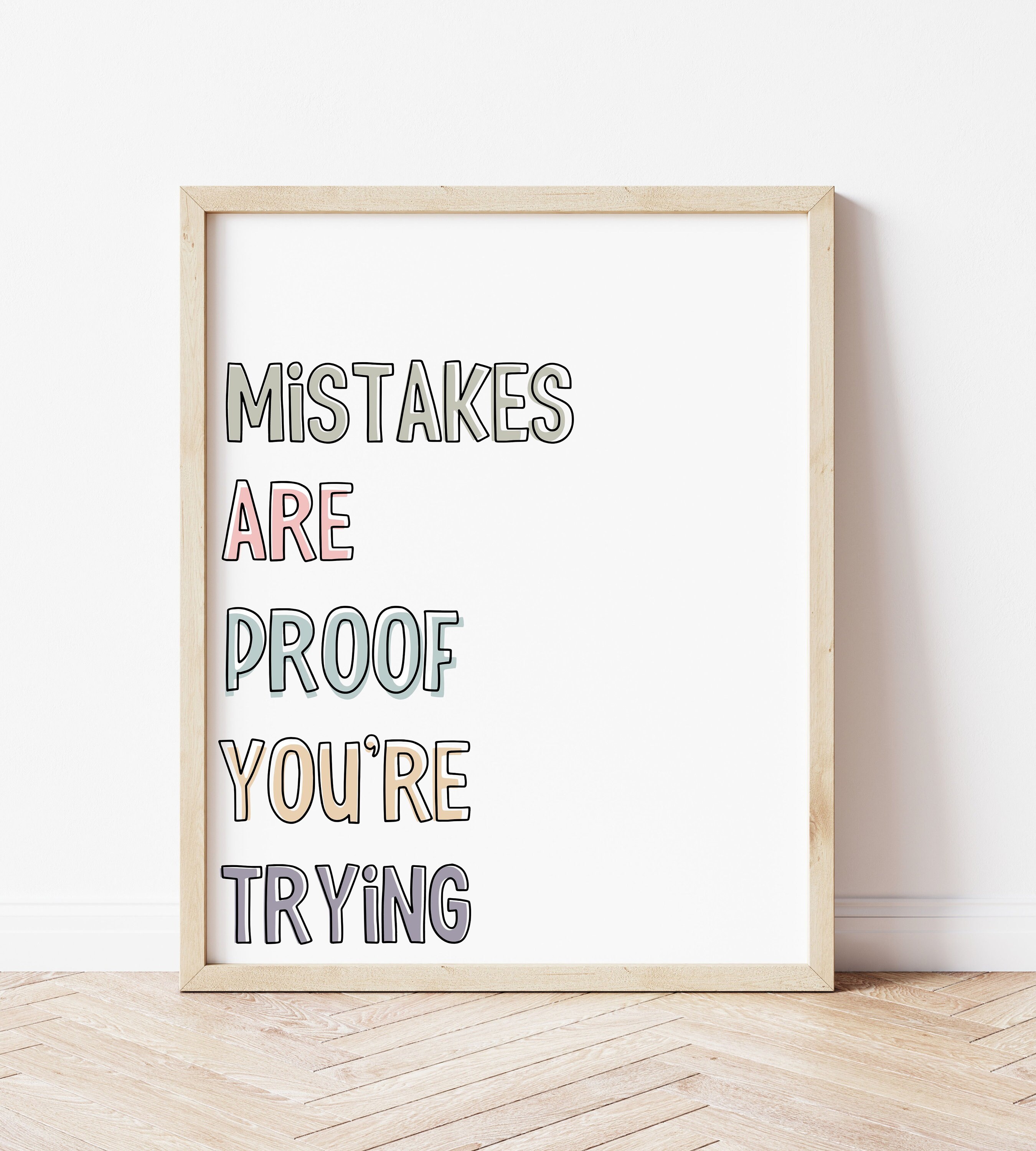 Mistakes, Learning Posters, Classroom Décor Elementary, Classroom Décor ...