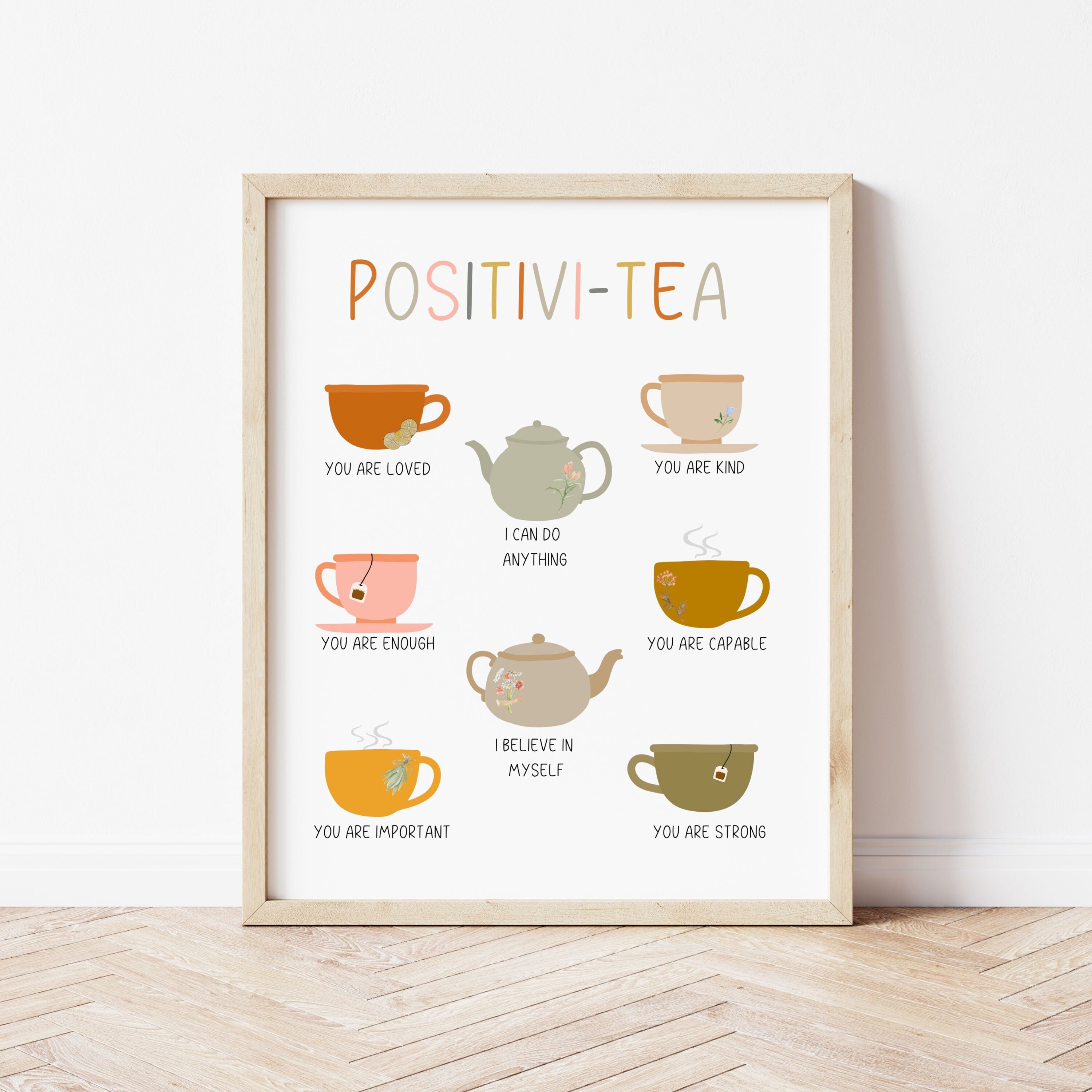 Positivi-tea, Learning Posters, Classroom Décor Elementary, Classroom ...