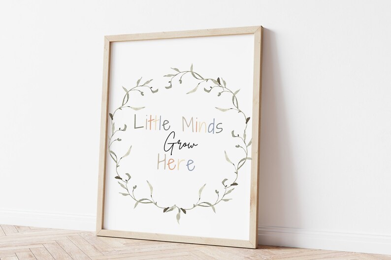Little Minds Grow Here, Classroom Decor, Classroom Decor Elementary ...
