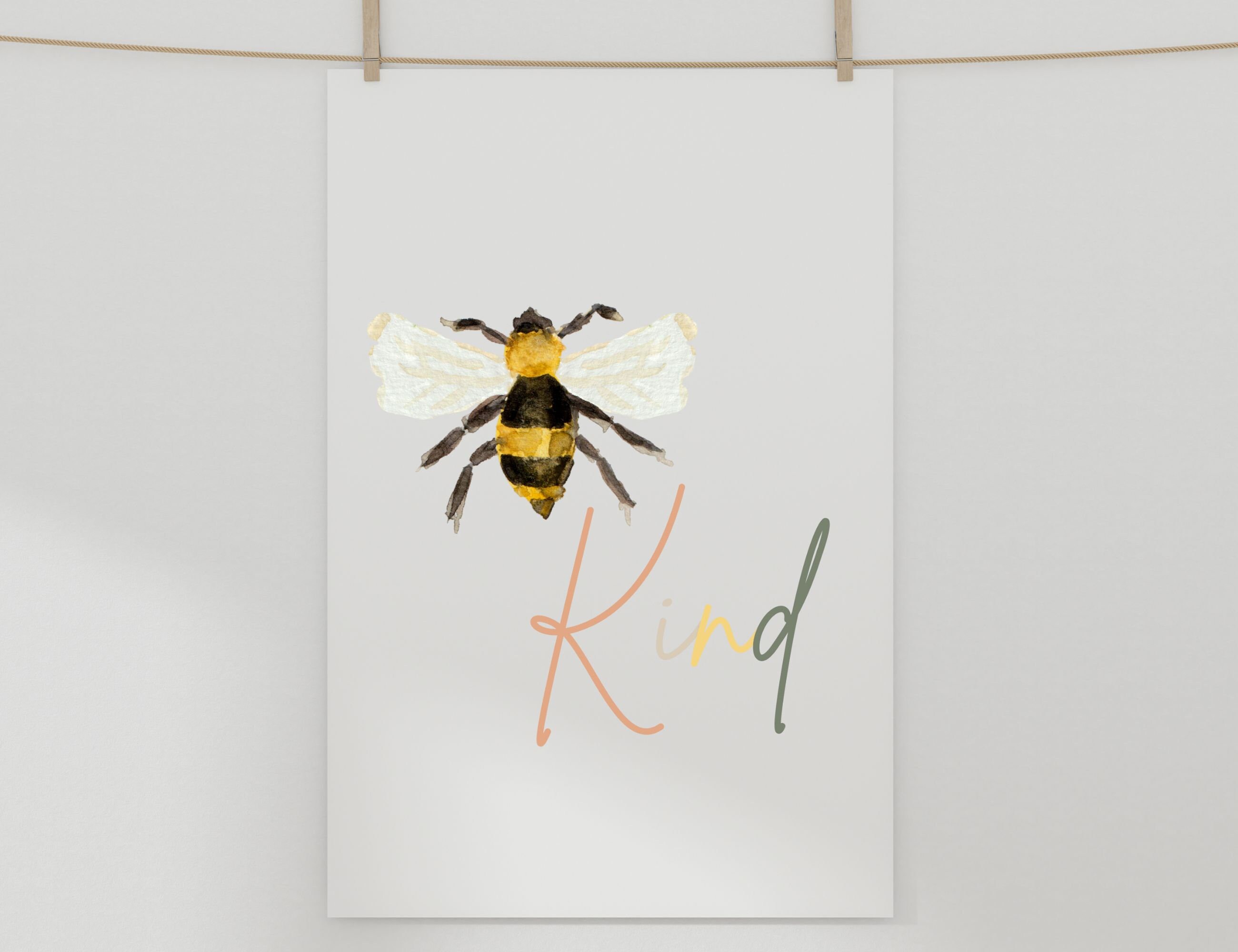 Bee Kind Printable, Bee Kind Poster, Classroom Decor Elementary ...