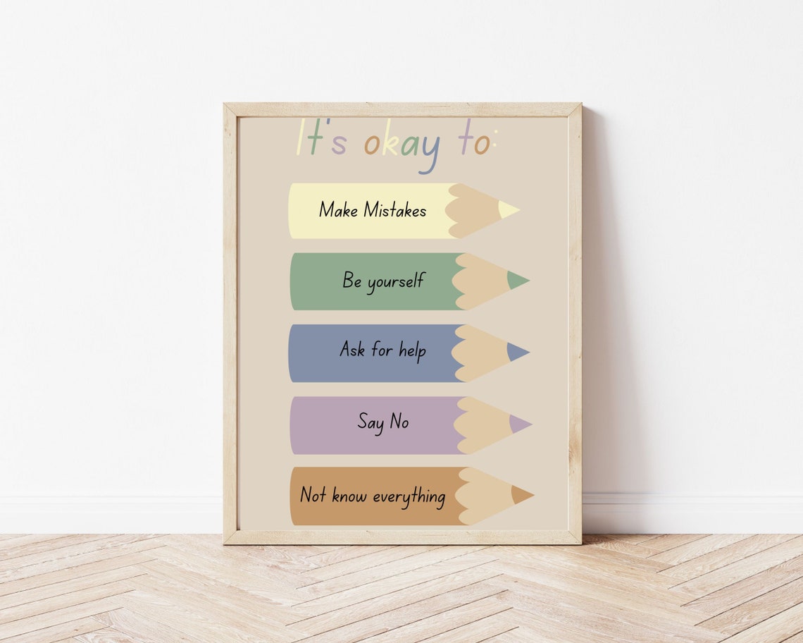 Printable Teacher Sign, Affirmation Sign, Wall Art, Wall Print - Etsy