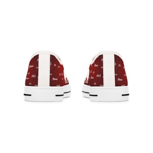 1913 Divas Red Low Top Sneakers - Delta/sigma/theta Red Low Top ...