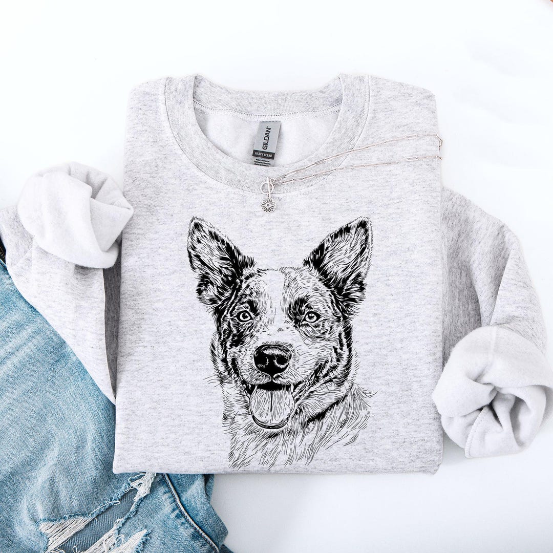 Australian Cattle, Blue Heeler, Pet, Dog Breed Sweatshirt, Animal Lover ...