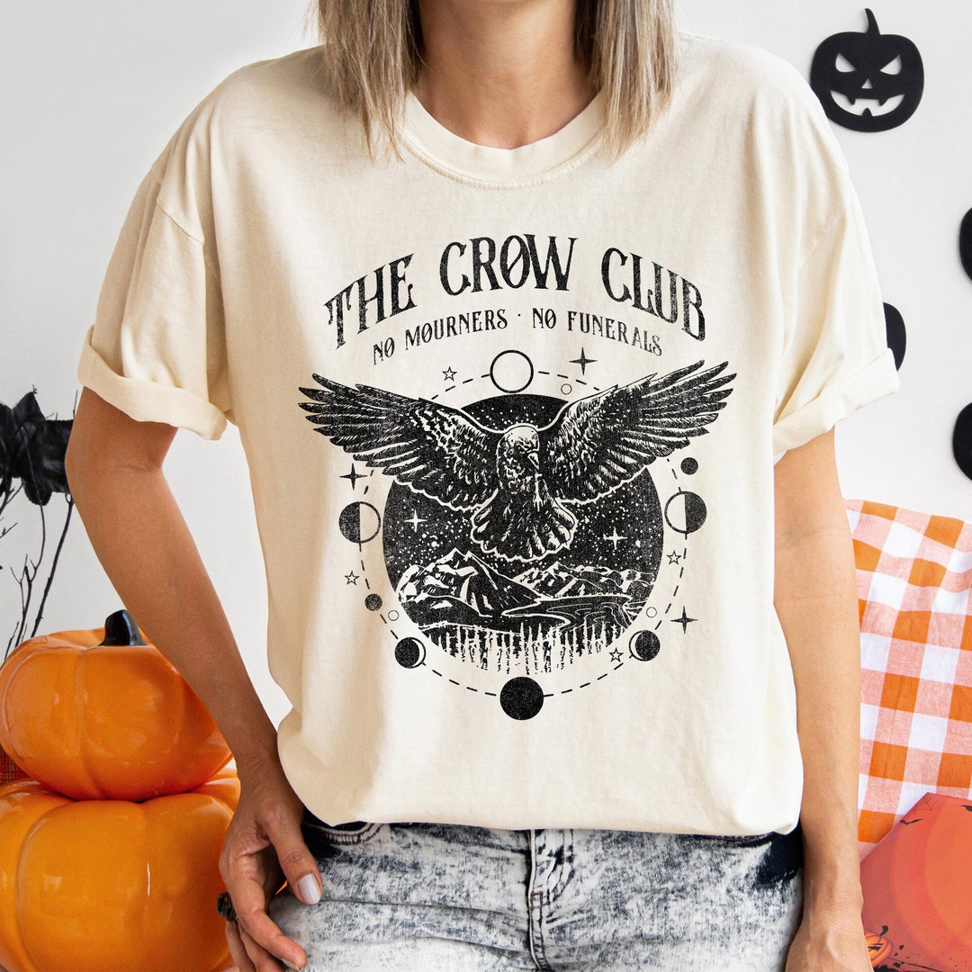 Six of Crows Comfort Colors Tee, No Mourners Merch, Ketterdam Crow Club ...