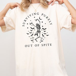 Surviving Purely Out of Spite, Skeleton, Bats, Funny, Aesthetic, Meme ...