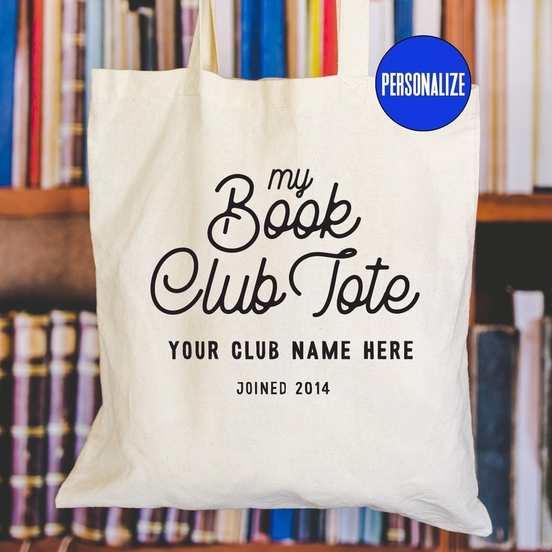 Book Club Tote Bags - Etsy