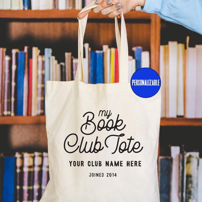 Book Club Tote Bags - Etsy