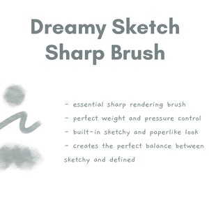 Dreamy Sketch Anime Brush Set - Lineart and Color Brush Pack Ipad ...