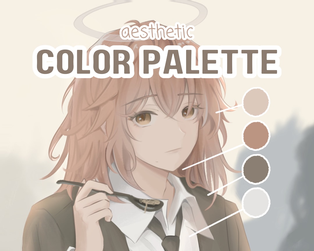 Aesthetic Soft Color Palette Procreate Coloring- Color Swatches Pack ...