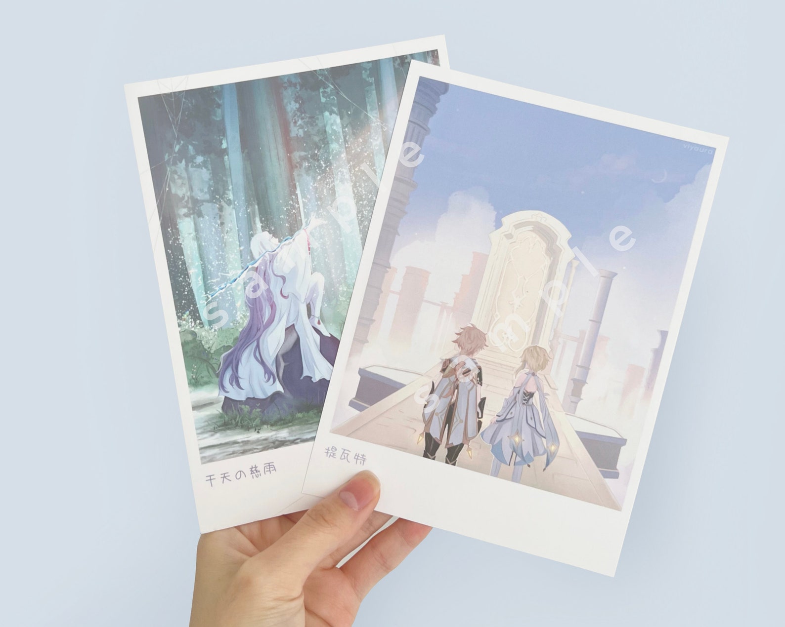 Aesthetic Anime Postcard Prints: Anime Prints Minimalist Art - Etsy