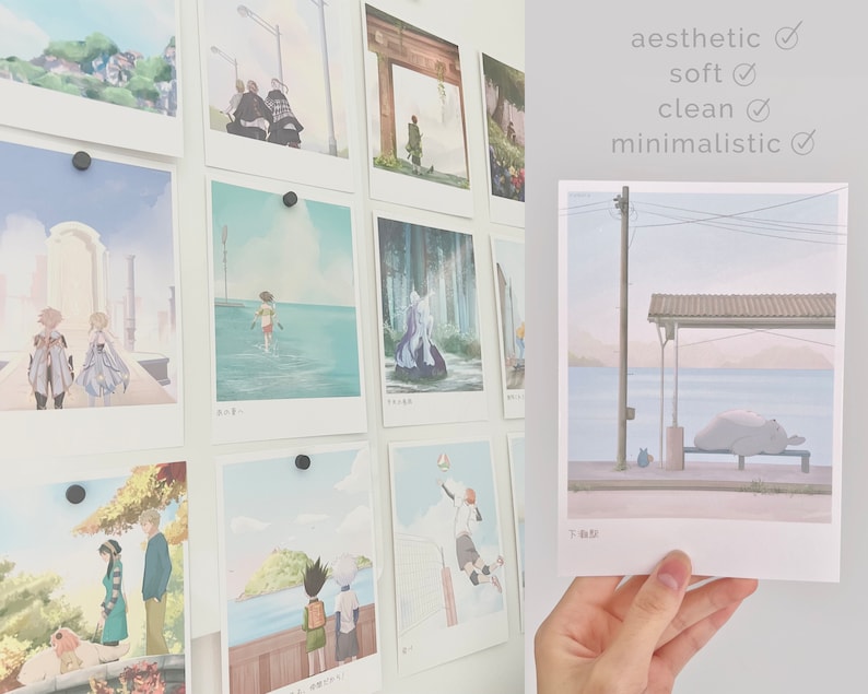 Aesthetic Anime Movie Postcard Prints Set: Anime Prints - Etsy