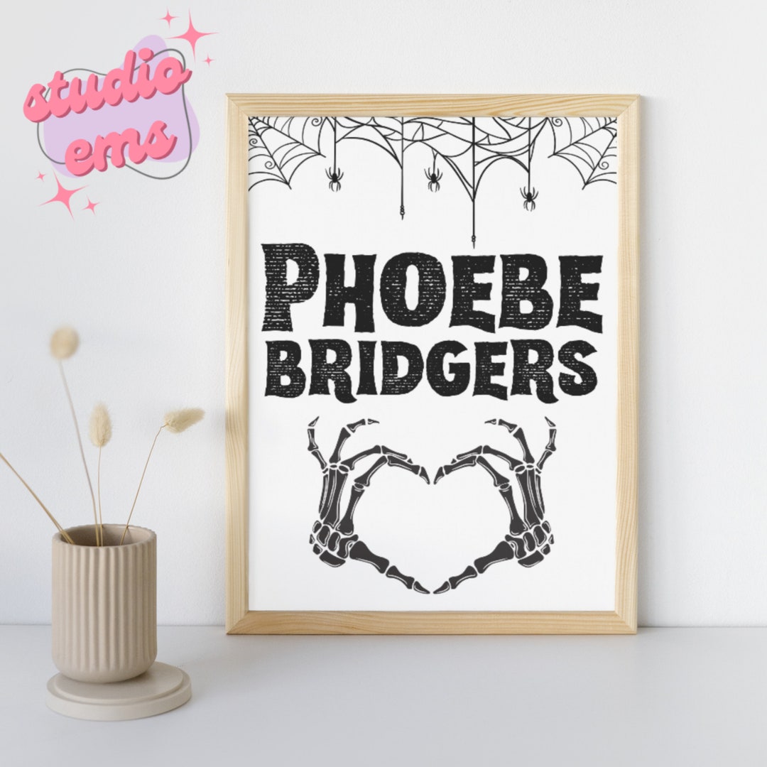 Phoebe Bridgers Poster Phoebe Bridgers Phoebe Bridgers Poster Digital ...