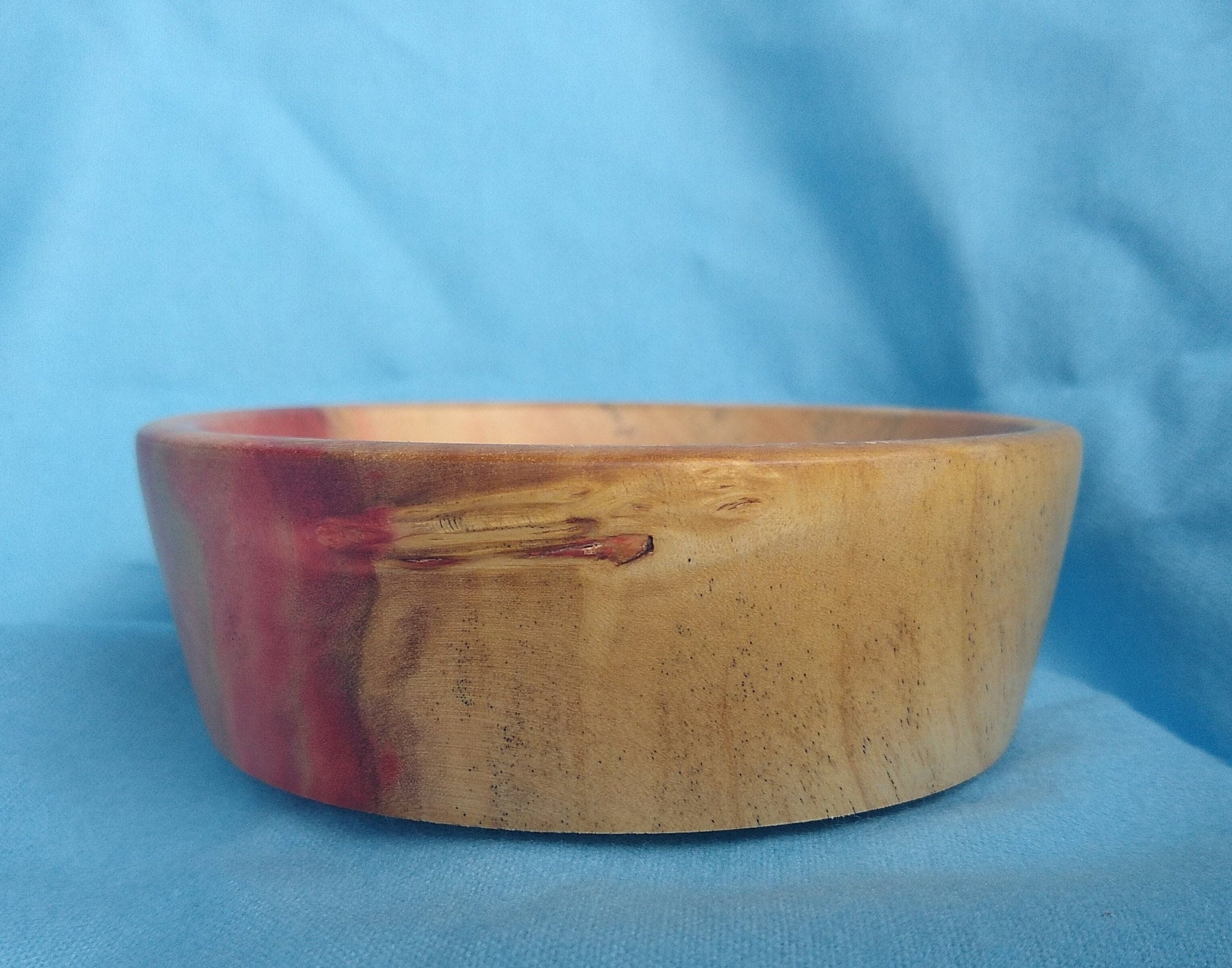 Flaming Box Elder Bowl small - Etsy