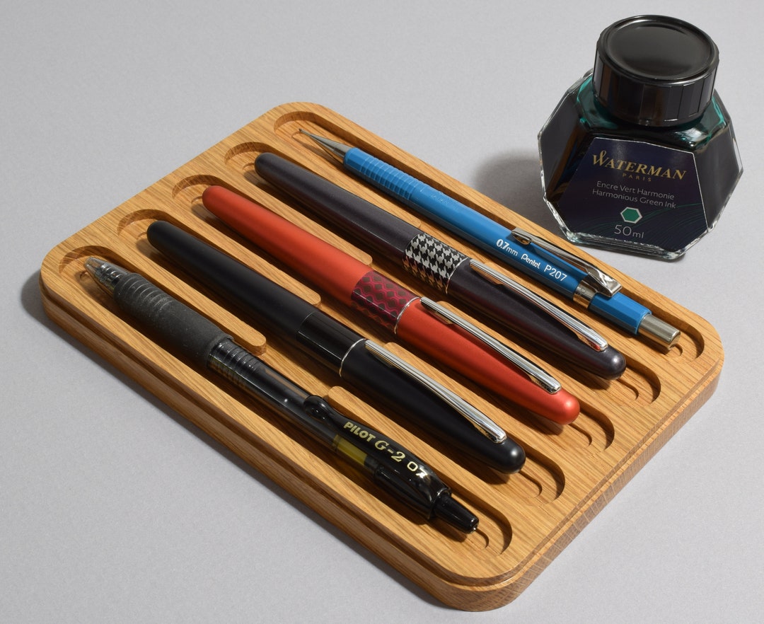 Desktop Pen Display/holder Trays Solid White Oak NEW LISTING - Etsy