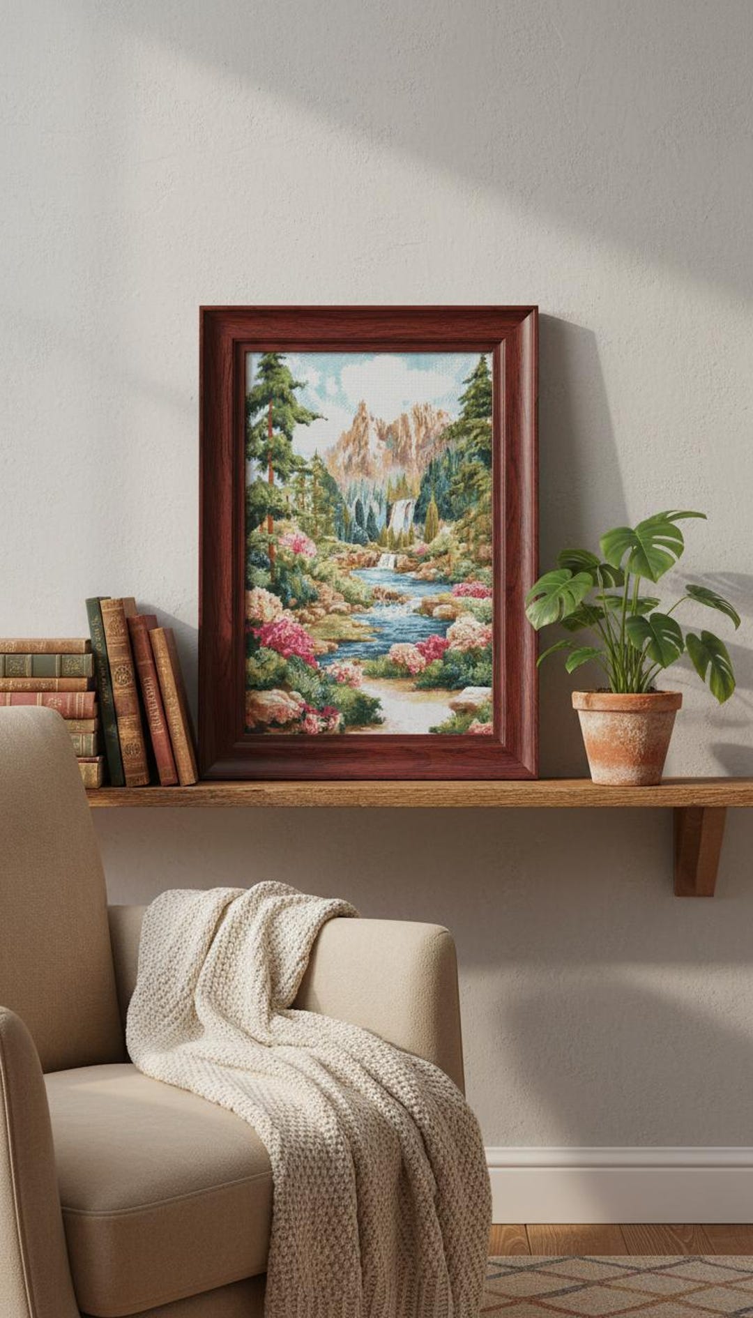 Mountain River Vista -PDF Pattern - Etsy