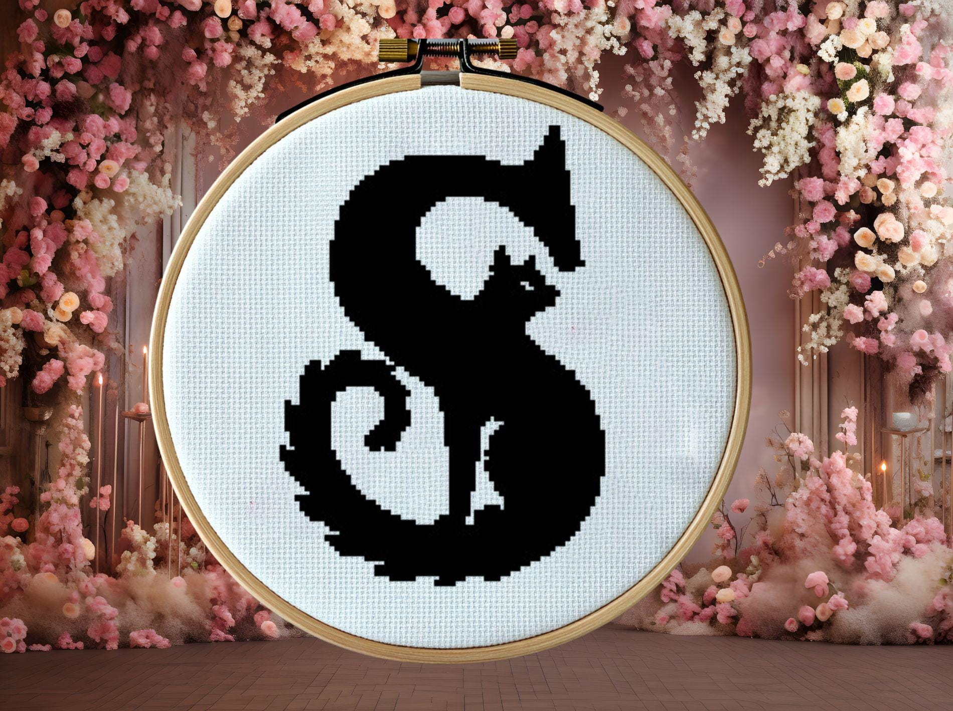 Set of 26 Cat Letters, Full Alphabet Cross Modern Cross Stitch Pattern ...