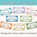 Editable Rewards Coupons for Kids Chore Bucks Play Money - Etsy
