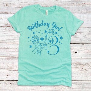 Elsa Birthday Girl 3rd Birthday Queen Elsa Princess Birthday INSTANT ...