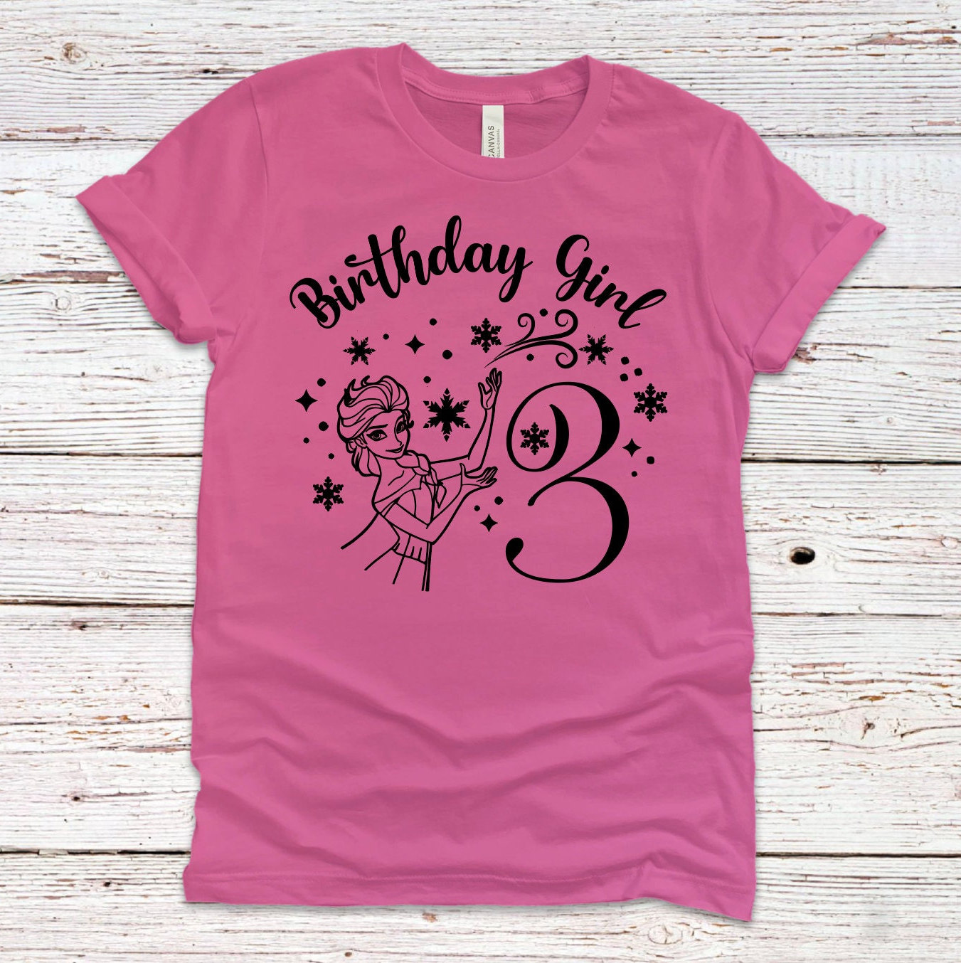 Elsa Birthday Girl 3rd Birthday Queen Elsa Princess Birthday INSTANT ...