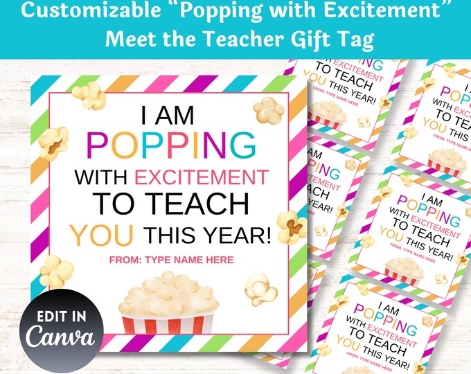 Back to School Gift Tags - Meet the Teacher Open House - Easy Gifts for ...