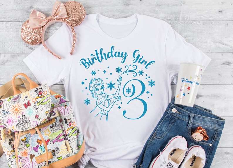 Elsa Birthday Girl 3rd Birthday Queen Elsa Princess Birthday INSTANT ...