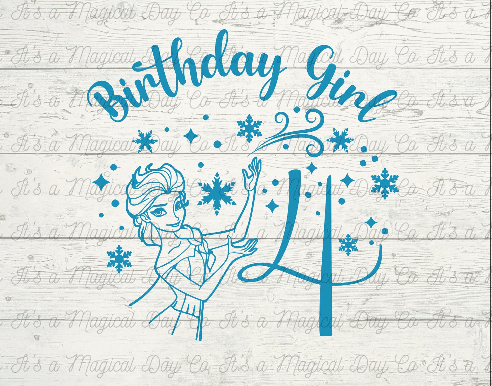 Elsa Birthday Girl 4th Birthday Queen Elsa Princess Birthday - Etsy