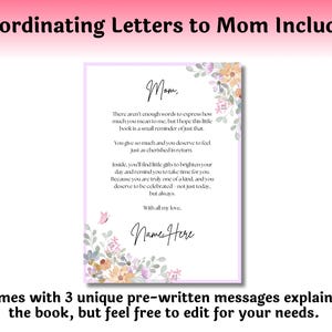 Editable Mother's Day Gift Card Book for Mom Gift Card Holder Last ...