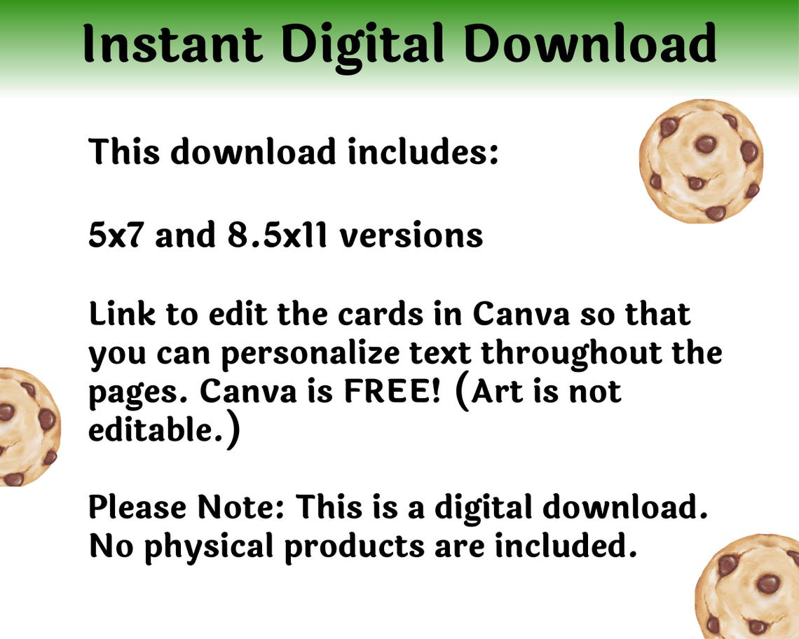 Editable If You Give a Teacher a Cookie Gift Book Cute Gift for ...