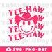Yeehaw SVG | Cowboy Smiley Svg | Western | Country | Southern | Cowgirl ...