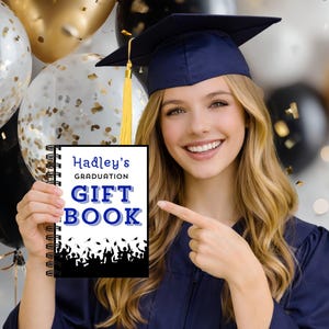 Editable Graduation Gift Card Book Last Minute Gift for Grad Gift Card ...