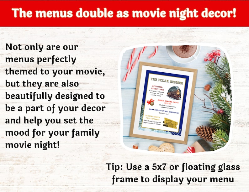 25 Christmas Dinner and a Movie Night Menus | Christmas Movie Night ...