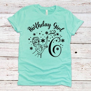 Elsa Birthday Girl 6th Birthday Queen Elsa Princess Birthday INSTANT ...