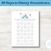 Mickey and Minnie Trip Countdown 100 Days to Vacation 30 Days to Trip ...
