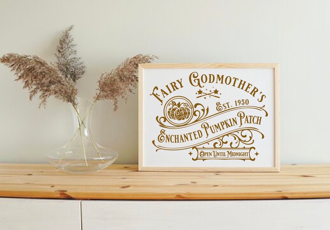 Fairy Godmothers Enchanted Pumpkin Patch INSTANT DOWNLOAD Digital ...