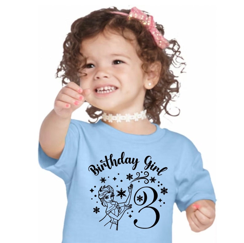 Elsa Birthday Girl 3rd Birthday Queen Elsa Princess Birthday INSTANT ...