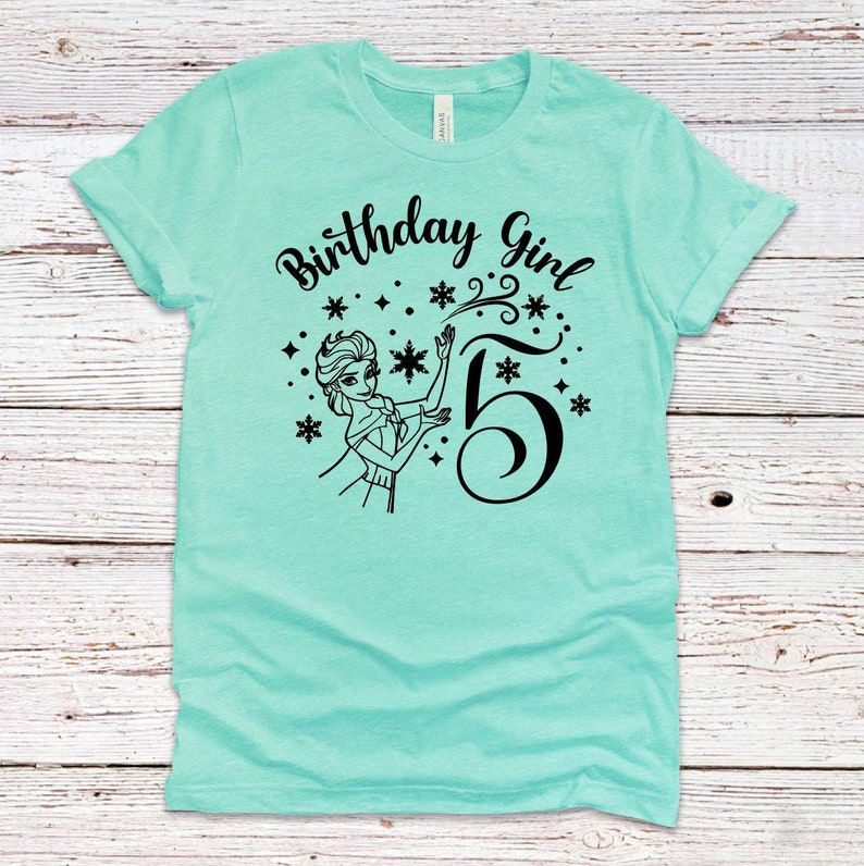 Elsa Birthday Girl 5th Birthday Queen Elsa Princess Birthday - Etsy