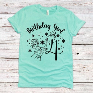Elsa Birthday Girl 4th Birthday Queen Elsa Princess Birthday INSTANT ...