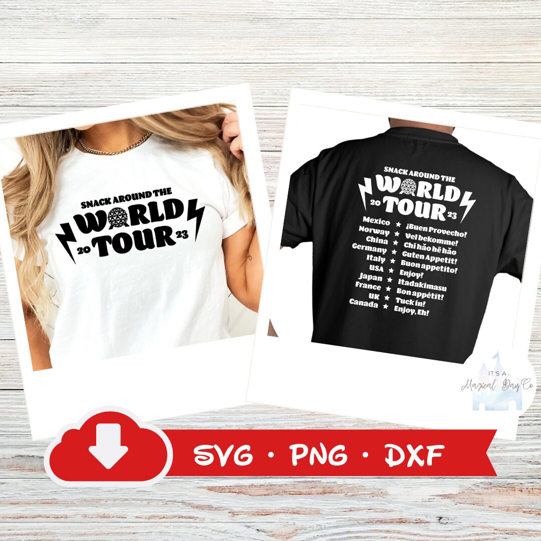 Epcot Snack Around the World Tour Shirt Epcot Group Shirts - Etsy