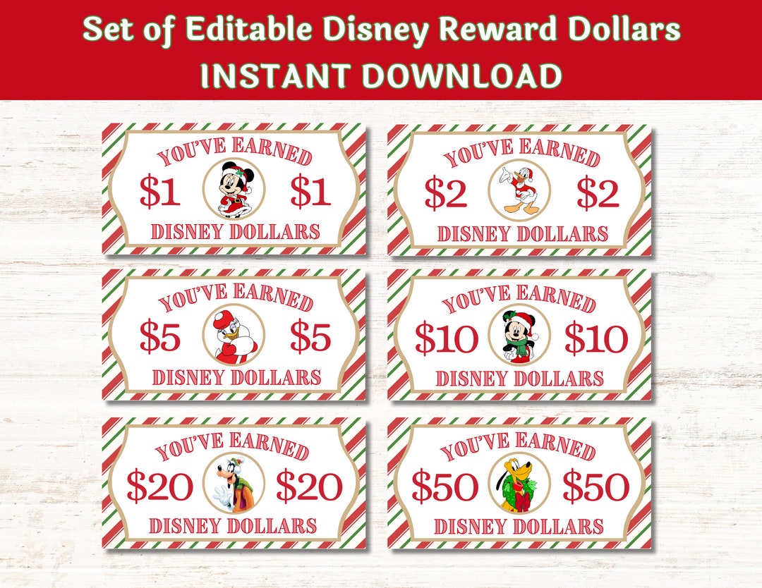 Editable Rewards Coupons for Kids Chore Bucks Play Money Rewards System ...