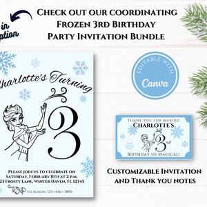 Elsa Birthday Girl 3rd Birthday Queen Elsa Princess Birthday - Etsy