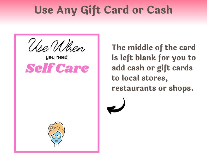 Editable Mother's Day Gift Card Book for Mom Gift Card Holder Last ...